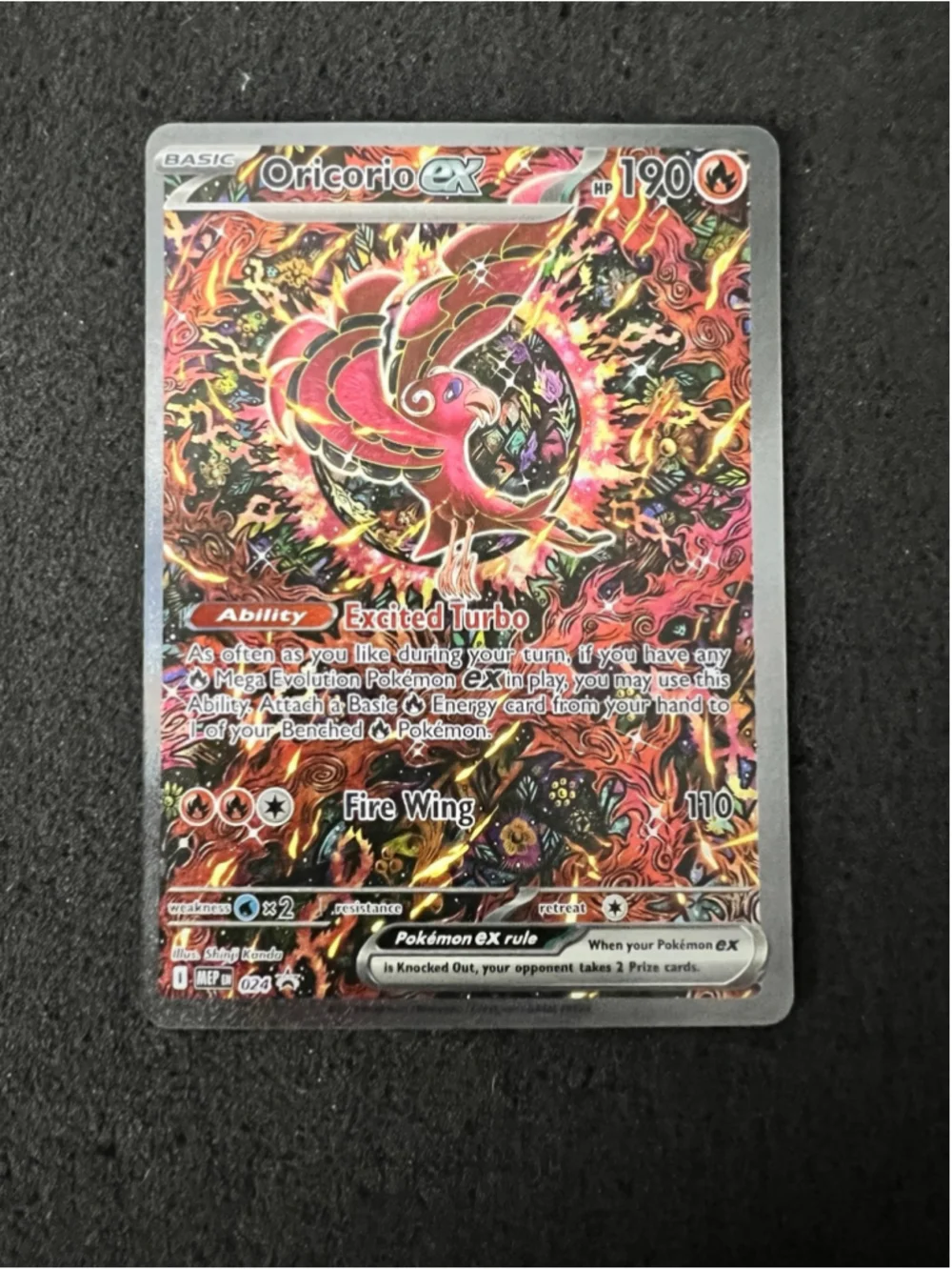 Pokemon | Toys | Oricorio Ex 24 Mega Evolution Promos Pokemon 024 ...
